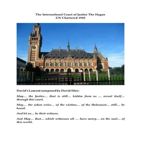 David's Lament- A Holocaust Memoriam Tribute copy | DOCX