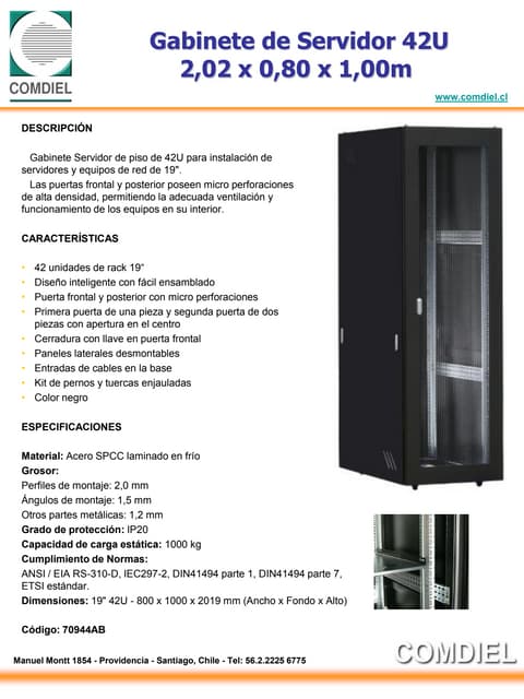 Layout rack servidores | PPT