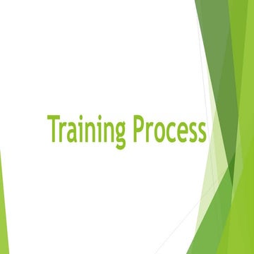 training process | PPTX