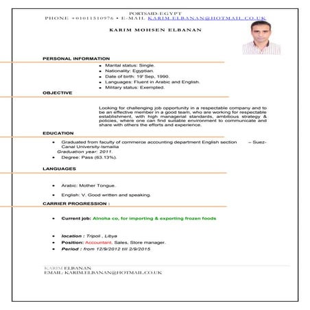 willy CV + pic 2015 | PDF