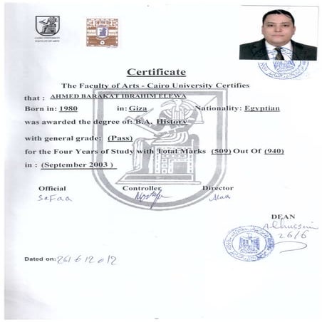 University certificate in English | PDF