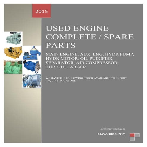ENGINE SPARE PARTS STOCK LIST | PDF