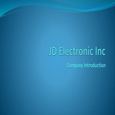 JD Electronic Inc | PPT