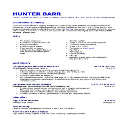 Hunter Barr presentations