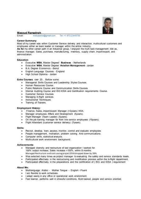 Moosa Mohamed - CV (13-11-16) | PDF