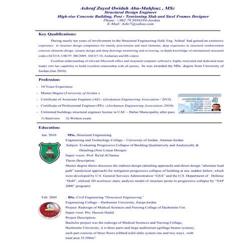 Ashraf Zayed CV _Final_ | PDF | Computer Software and Applications | Computing