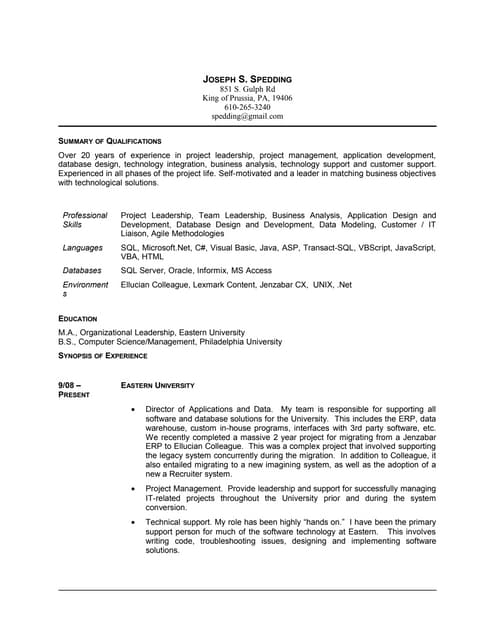 Resume_2015 v2 | DOC