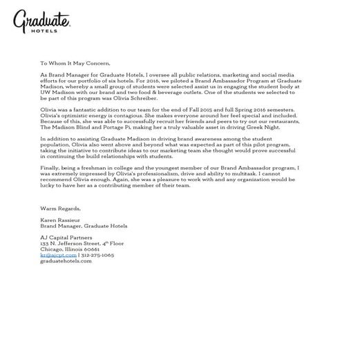 Graduate Recommendation Letter Liv Pdf 3015
