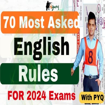 70 English rules .pdf 70 english rules which are mostly asked in cds ...