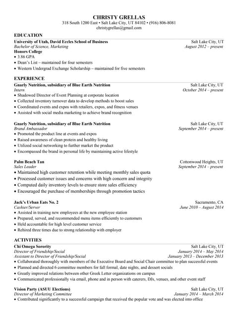 Tyler Smith Resume | PDF