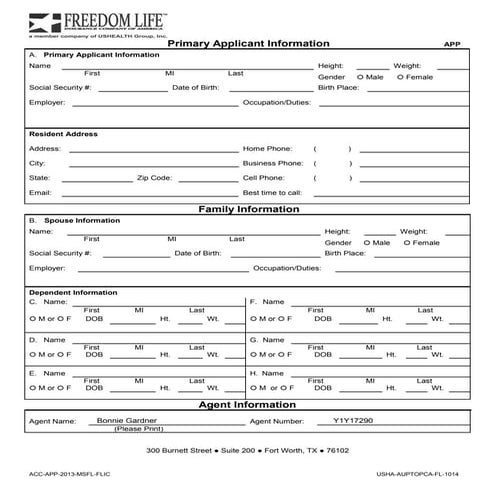 USH APPLICATION | PDF