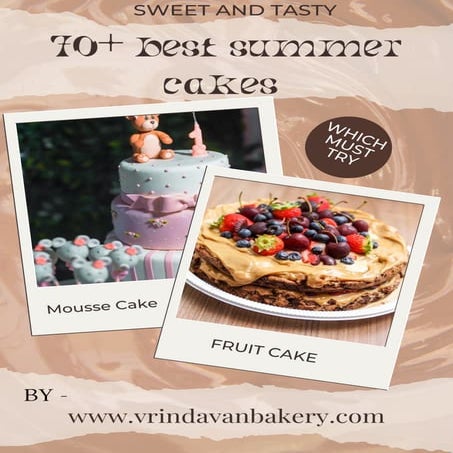 70+ Best Summer Cakes which will me must try | PDF | Desserts and ...