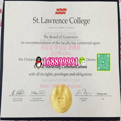 St.Lawrence College degree offer diploma Transcript | PDF ...