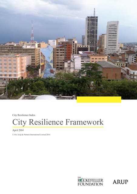 City Water Resilience Framework, Arup | PDF | Civil Engineering Industry | Industries