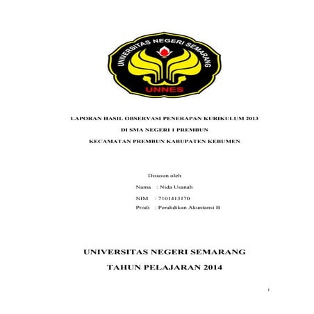 Contoh Observasi | DOC