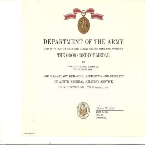 US Army Awards and Certificates | PDF