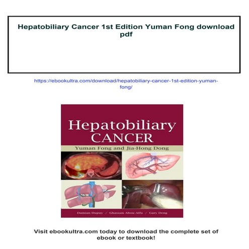 Hepatobiliary Cancer 1st Edition Yuman Fong | PDF