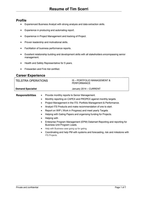 Don j kausak resume | PDF