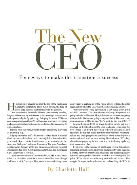 The New Ceo | PPT