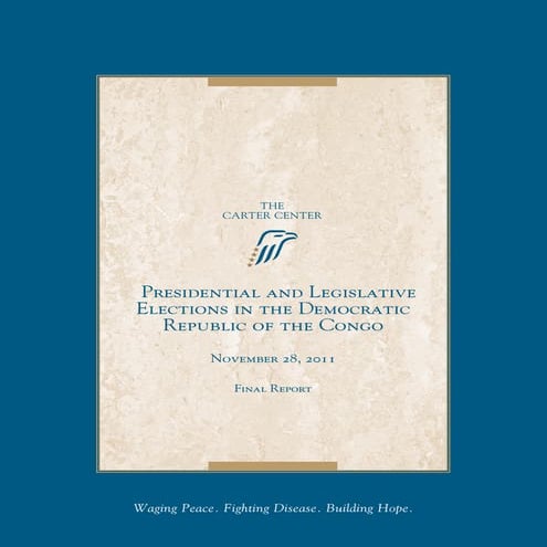 DRC TCC elections-2011 | PDF | Civic affairs | Politics