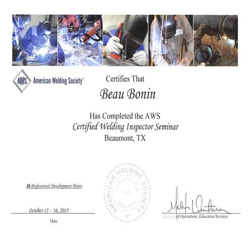 AWS CWI QC! Certificate | PDF