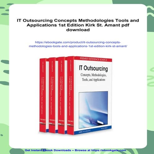 IT Outsourcing Concepts Methodologies Tools and Applications 1st ...