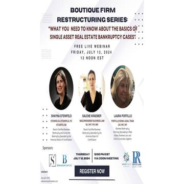 Single Asset Real Estate Cases in Chapter 11[3].pptx | Business ...