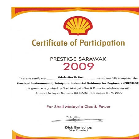 Shell Prestige Program | PDF