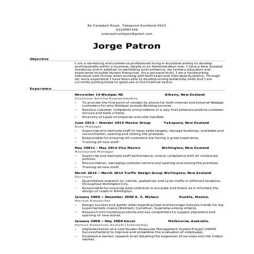 Frank Weaver new resume | DOCX