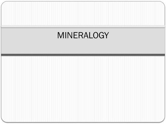Microscopic Mineralogy- the study of minerals under microscope | PDF | Geology | Science