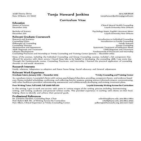 Carrie Bates Resume 2015 | DOC