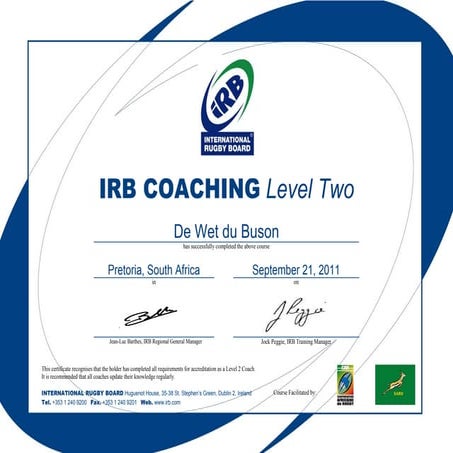 L2 C De Wet du Buson | PDF