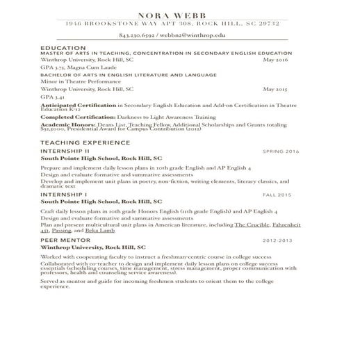 Resume_Dana McLane_2016 | DOCX