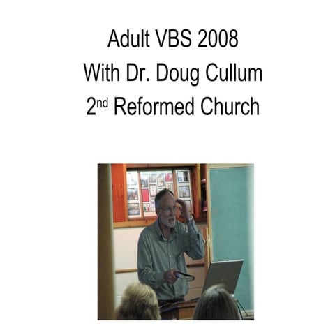 Adult VBS 2008 | PPT