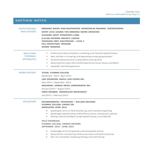 Dylan Arttus Resume | PDF