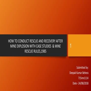 715mn1114 ppt on how to conduct rescue and recovery | PPTX