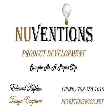 NuVentions PDF | PPT