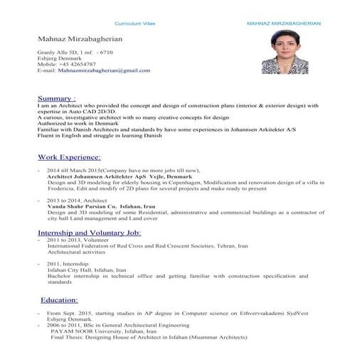 CV update 25-10-2015 | PDF