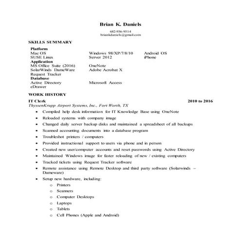 Resume1 | DOCX