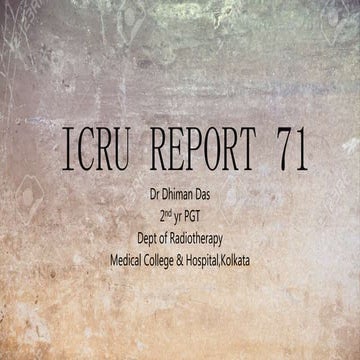 ICRU 71 | PPTX