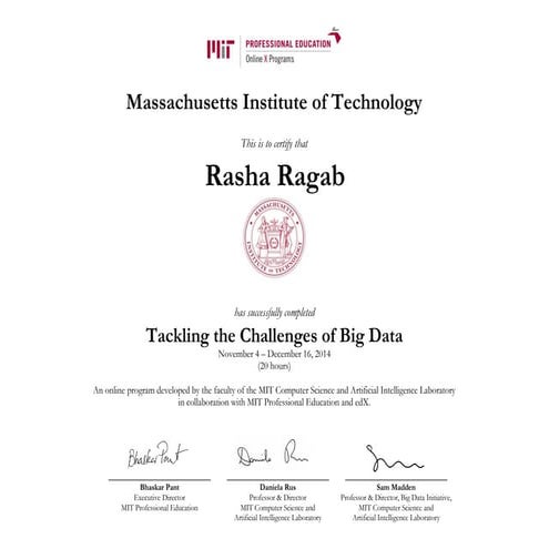 MIT Certificate | PDF