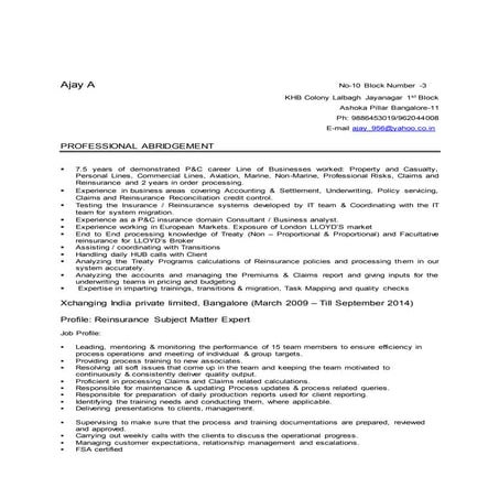 Ajay Resume 45 | DOCX