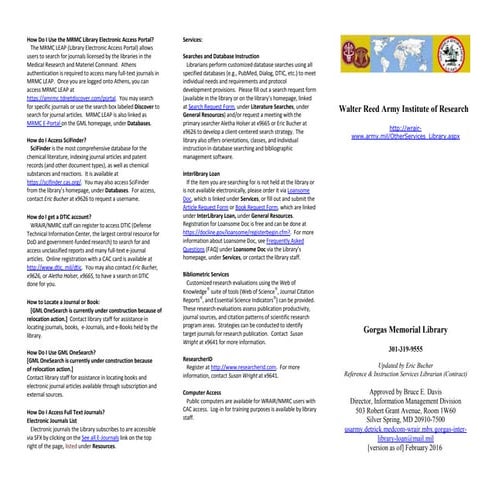 GML Brochure Feb 2016 | PPT