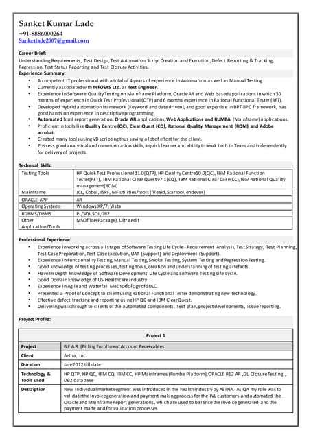 Sanket Kumar Lade Resume | PDF Sanket Kumar Lade Resume | PDF