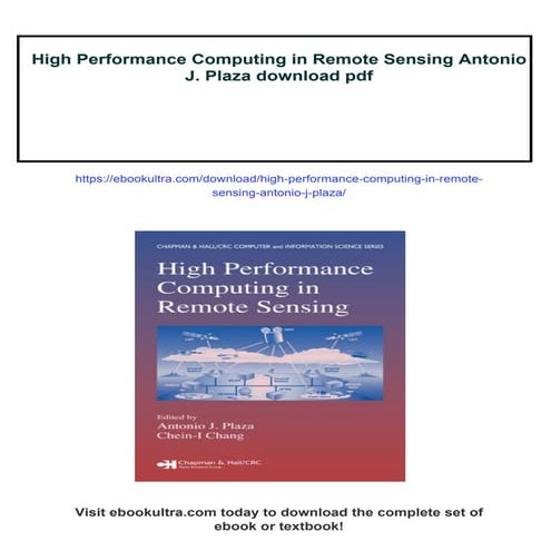 High Performance Computing in Remote Sensing Antonio J. Plaza | PDF