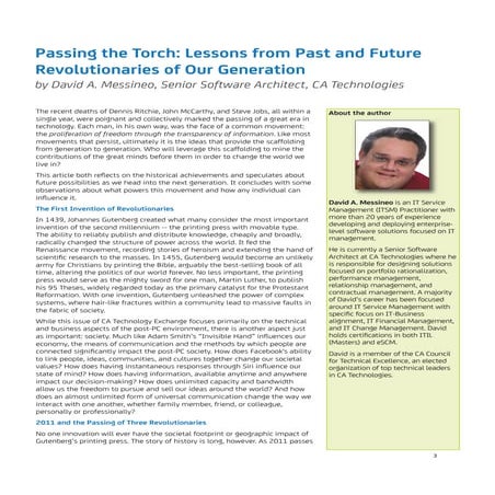 Passing the Torch | PDF