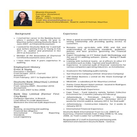 bhamini CV power point | PDF