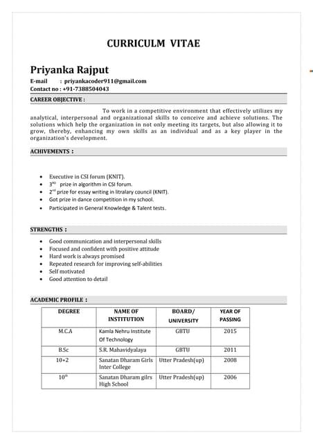 CV Samhita Sanyal | PDF