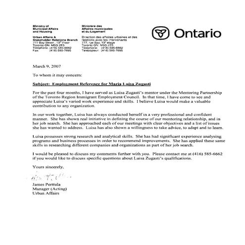 Reference Letter Javier Trevino - Zugasti | PDF