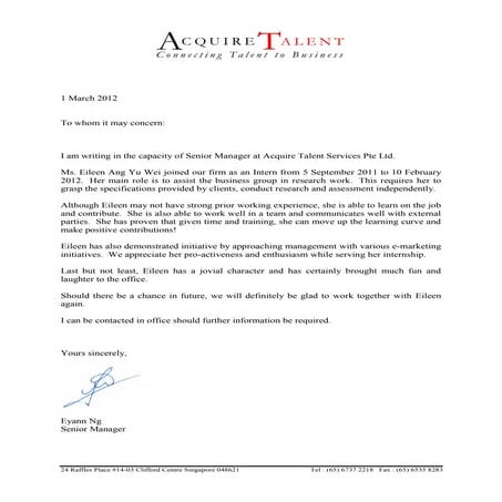 ATS_Testimonial for Eileen Ang | PDF